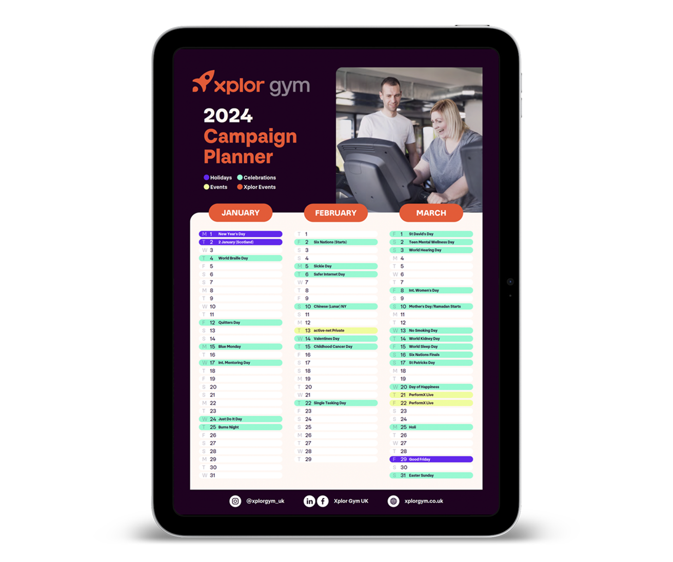 FREE 2026 Fitness Marketing Campaign Planner Bundle – Xplor Gym UK
